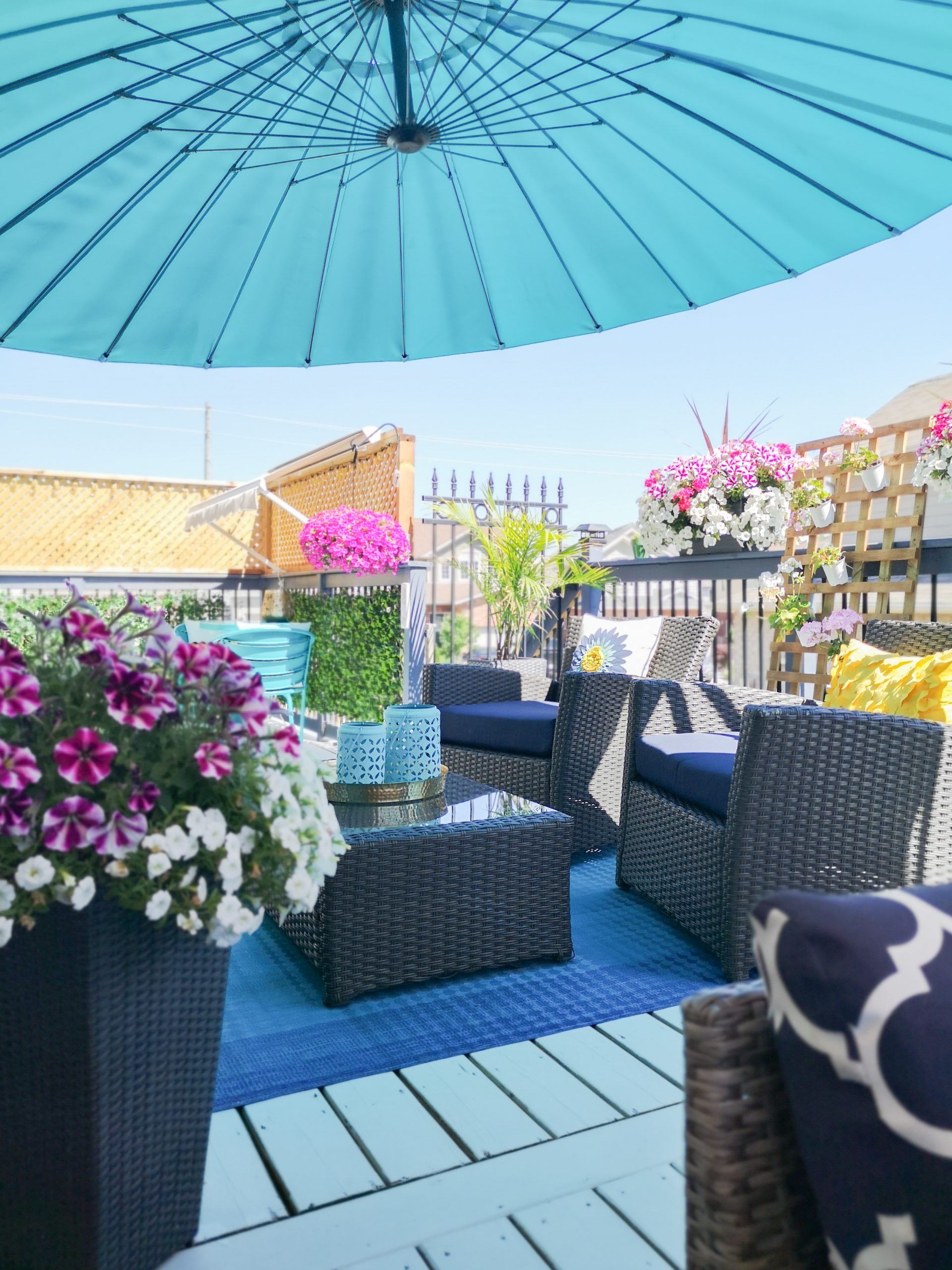 How we Created a Cozy, Private & Tropical Patio Paradise – In the Burbs ...